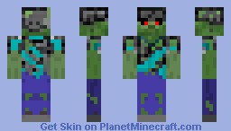 Armored Zombie Minecraft Skin