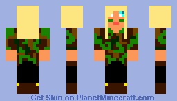 Army Girl Minecraft Skin
