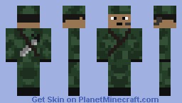 A Soldier Minecraft Skin