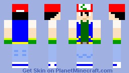 Ash Ketchum Minecraft Skin