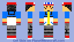 Ash Ketchum (B&W) Minecraft Skin