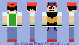 Ash Ketchum Minecraft Skin