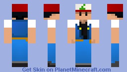 Ash Ketchum Minecraft Skin