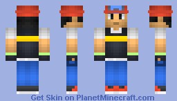 Ash Ketchum (better in preview) Minecraft Skin