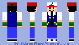 Ash ketchum Minecraft Skin