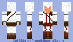 Evil: White Robed Assassin Minecraft Skin