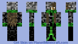 Green Assassin Girl Minecraft Skin