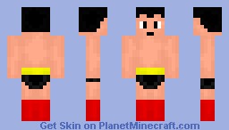 Astro Boy (3D Hair Parts) Minecraft Skin