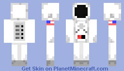 Simple Astronaut Minecraft Skin