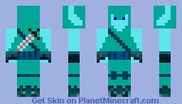 Atlantis Guardian contest skin Minecraft Skin