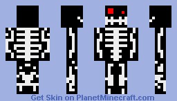 Insane Skeleton Minecraft Skin