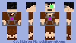 Advanced Human [7 of 10 in Caveman Series] [In 3D] Minecraft Skin