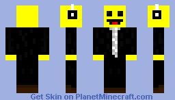 Awesome Face In A Suit (With Headphones) Minecraft Skin