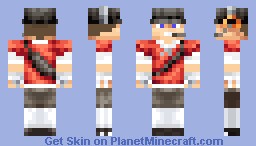 New Red Scout Minecraft Skin
