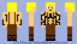 Muscular Axe Cutter Minecraft Skin