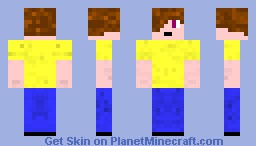 A yellow Guy Minecraft Skin