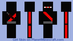 red ninja Minecraft Skin