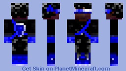*NEW* Blue Tuxedo Minecraft Skin