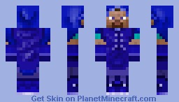 the blue wizard Minecraft Skin
