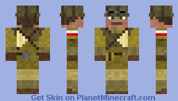 NCR Trooper With Mantle Armor Minecraft Skin