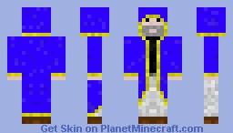 Blue Wizard Minecraft Skin