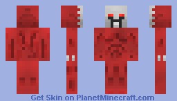red guy with mask Minecraft Skin