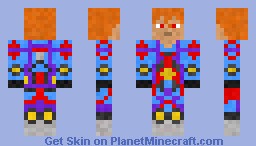 Bahamut in Human form Minecraft Skin