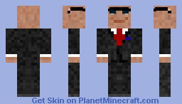 Bald Guy With Shades Minecraft Skin