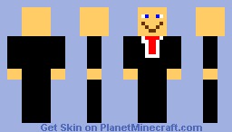 Bald guy in suit Minecraft Skin
