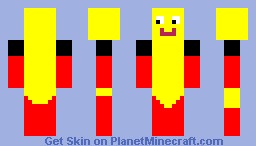 Banana Man Minecraft Skin