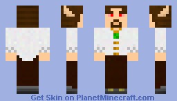Barry Johnson - red eyes Minecraft Skin
