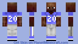 Barry Sanders Minecraft Skin