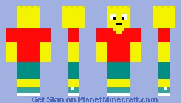 Bart Simpson Minecraft Skin