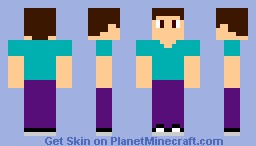 Basic Steve Minecraft Skin
