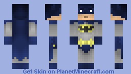BatMan from Arkham Asylum Minecraft Skin