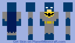 Classic Batman Minecraft Skin