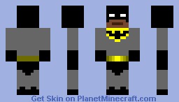 Batman - No ear head accessory Minecraft Skin