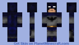1970's Batman With Blue Cape Minecraft Skin