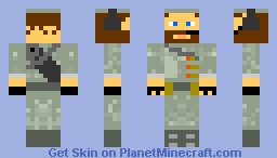 Battlefield 3 American Engineer (Better in 3D) Minecraft Skin