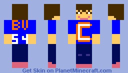 Chicago Bears fan skin Minecraft Skin