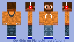 orange guy Minecraft Skin