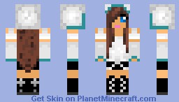 DIAMOND GIRL Minecraft Skin
