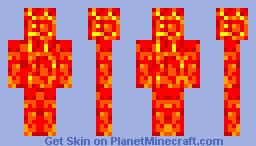 Lava Minecraft Skin