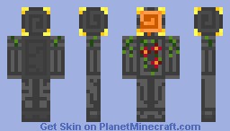 Bedrock fire monster Minecraft Skin
