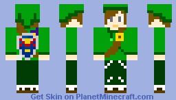 Benthegamer100 w/ Hylian Shield Minecraft Skin