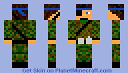 Big Boss Minecraft Skin