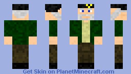 Bill - Left 4 Dead Minecraft Skin