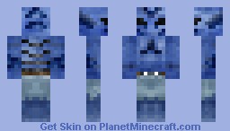 Blue Fishman Minecraft Skin