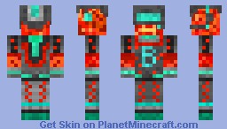 Alien Cyborg Minecraft Skin