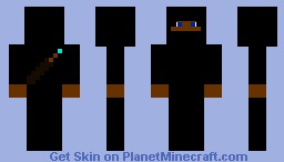 a Ninja with sword on back Minecraft Skin